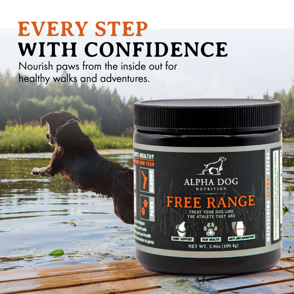 Free Range Hip & Joint Supplement for Dogs - Alpha Dog Nutrition