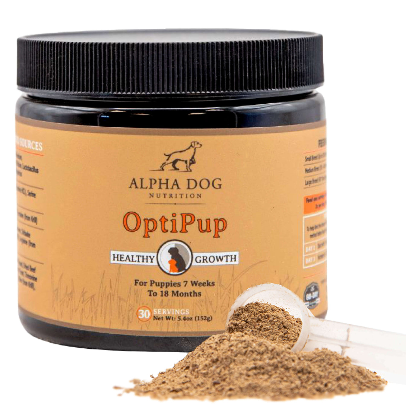 OptiPup Supplement for Puppies | Alpha Dog Nutrition