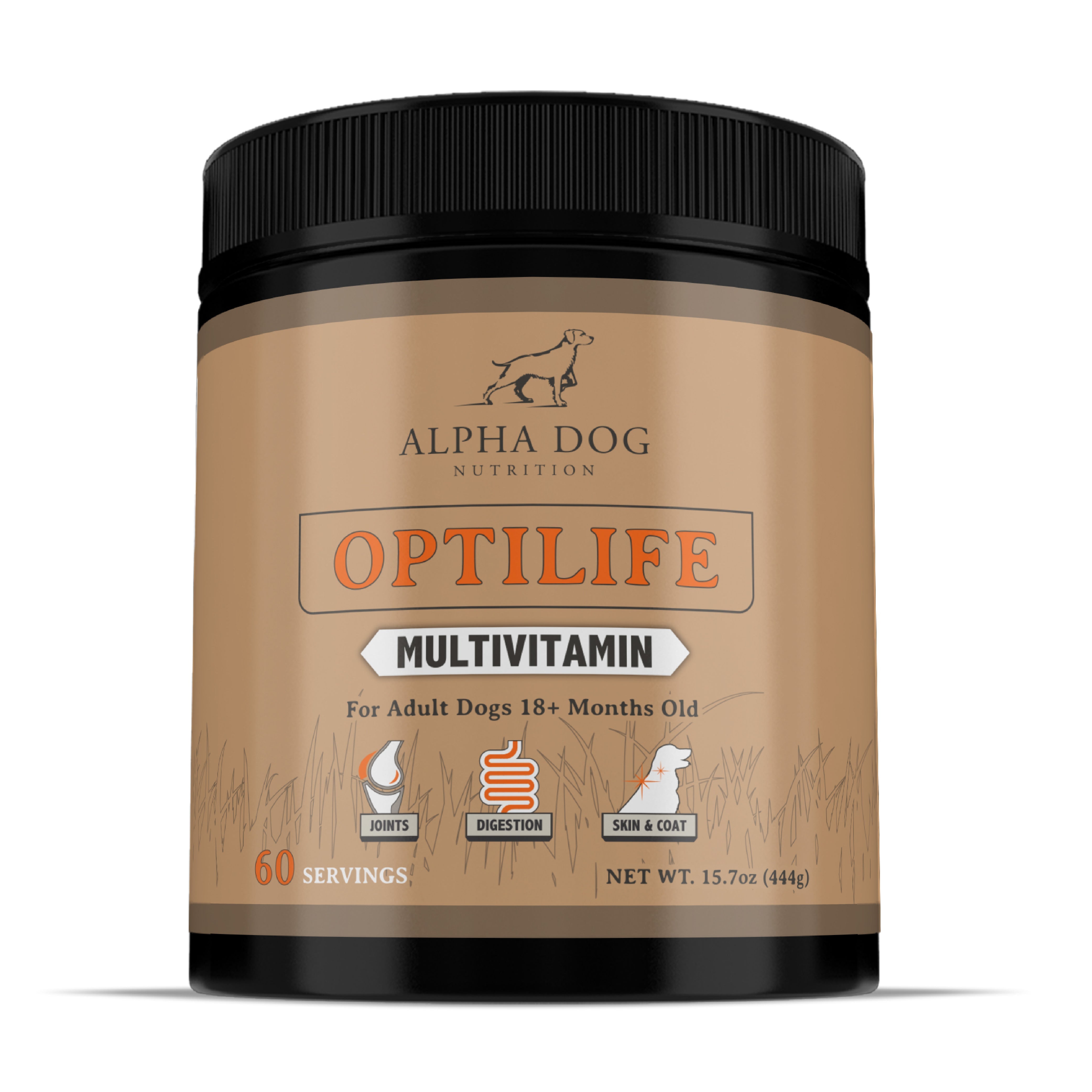 OptiLife Multivitamin for Adult Dogs - Bucket Sizes – Alpha Dog Nutrition