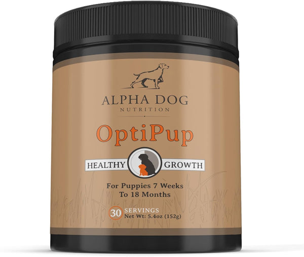 OptiPup Supplement for Puppies | Alpha Dog Nutrition